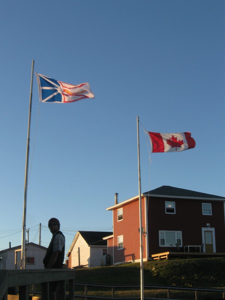 Newfoundland & Canada flags - Zartman Cruising